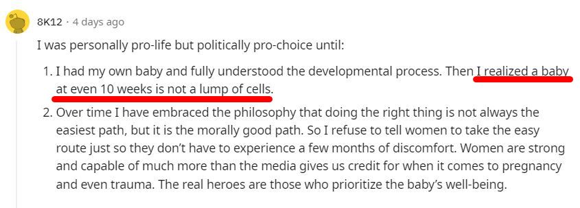 Many pro-choice views depend on believing embryos are "clumps of cells ...