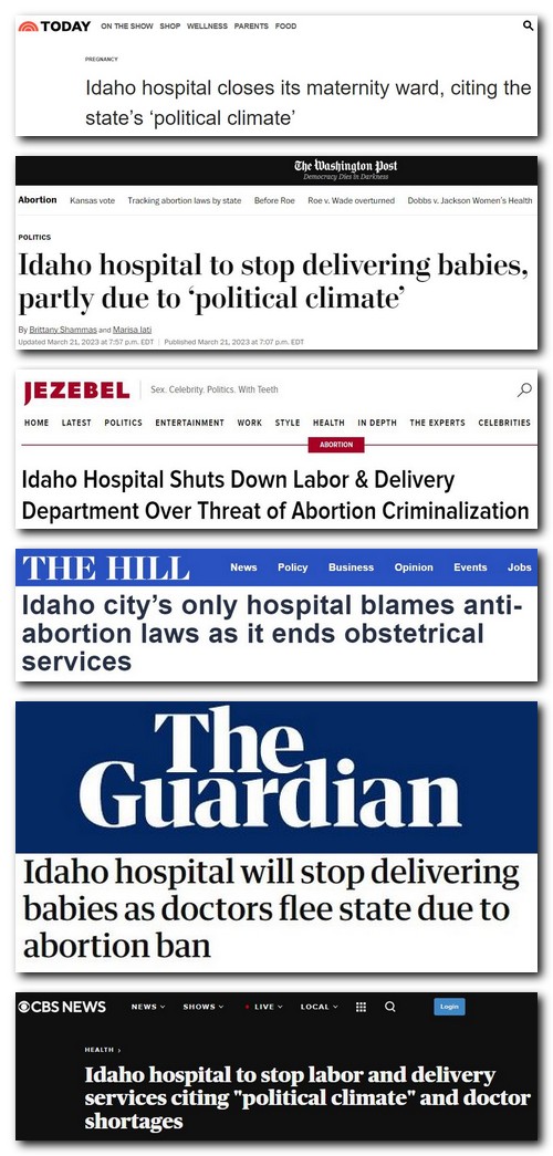 Idaho hospital ends L&D services due to decreasing patient volumes ...