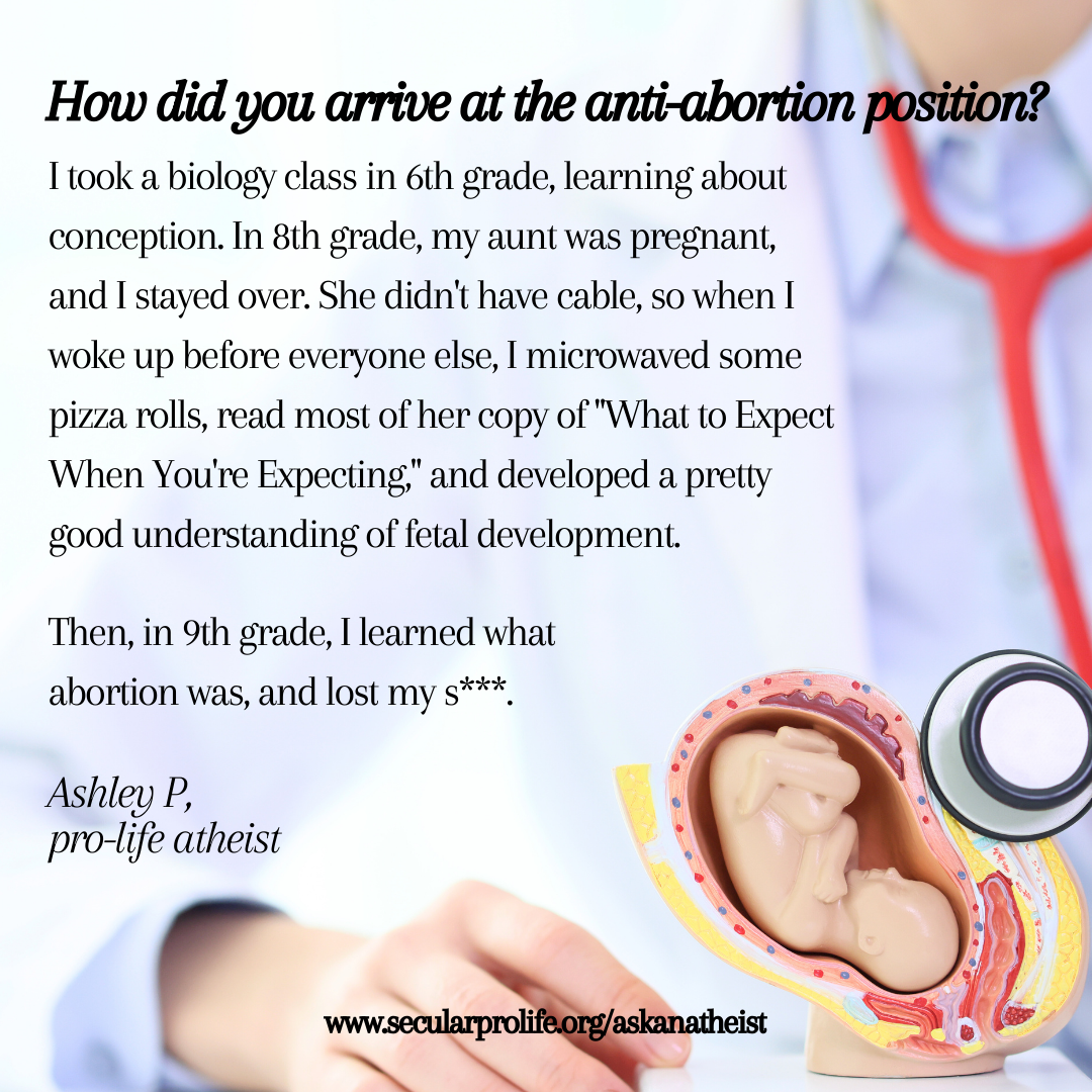 3 reasons you should let people know you're pro-life - Secular Pro-Life