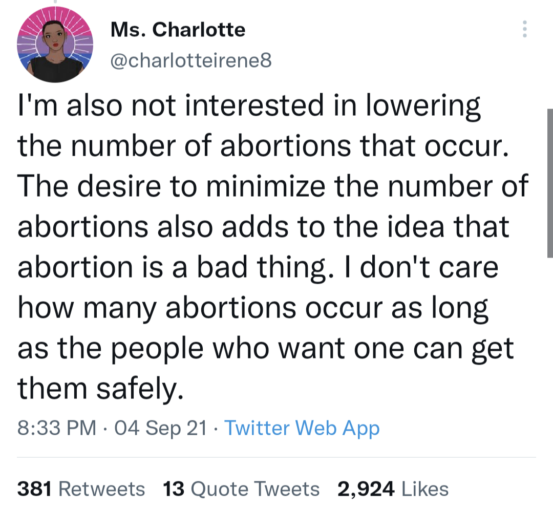 "Nobody likes abortion." - Master post of pro-abortion examples ...