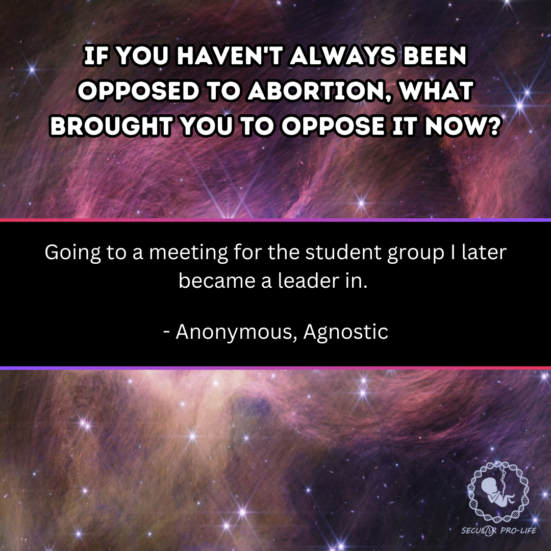 Becoming Pro-Life - Secular Pro-Life