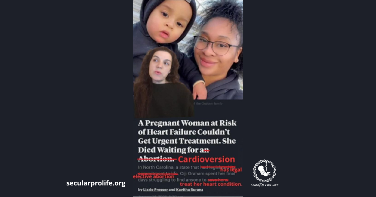 ProPublica twists the story of Ciji Graham - Secular Pro-Life